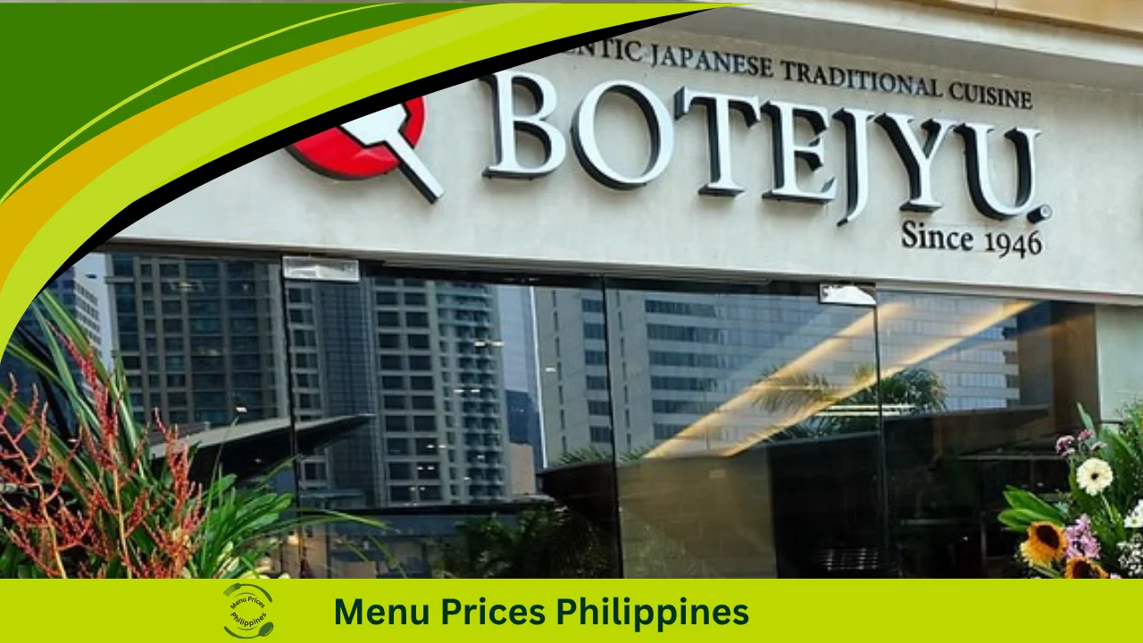 Botejyu Menu With Prices In The Philippines - 2025